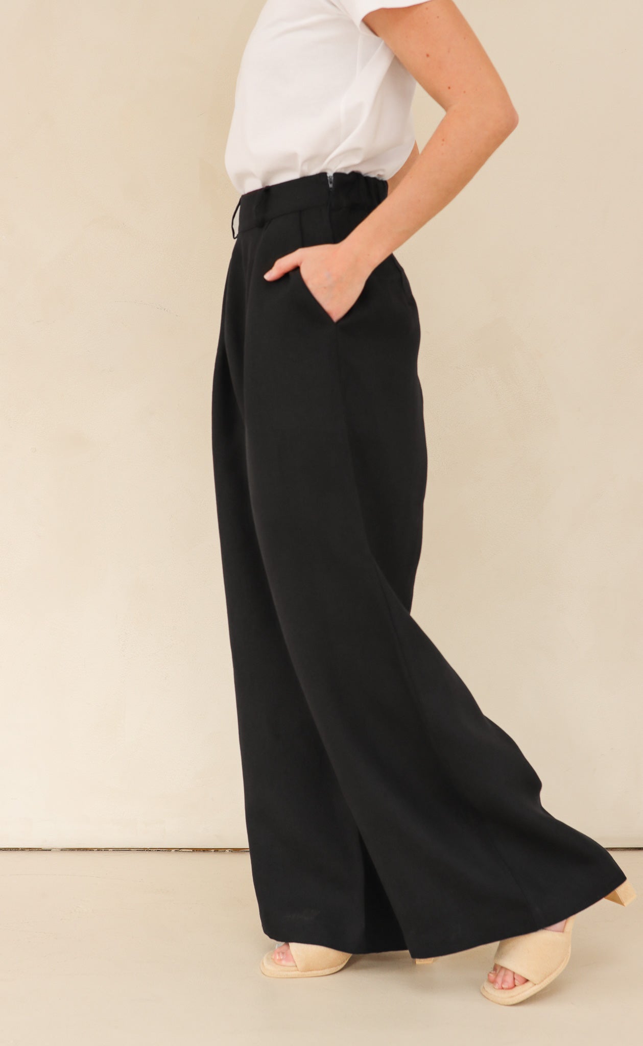 The Maximalist - Long Pants - Black Linen – Power Of My People