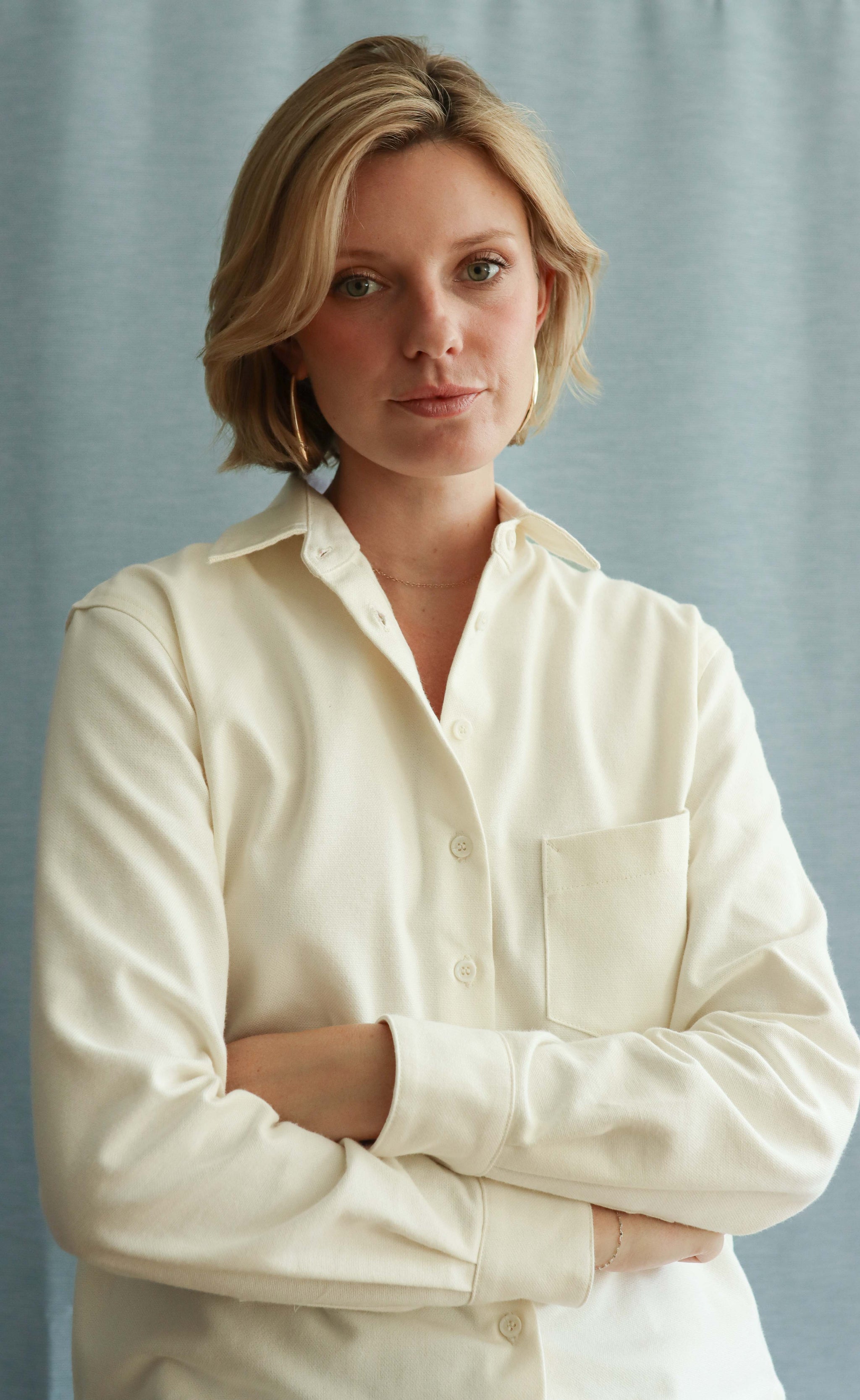 The Heroine - Women's Cream Flannel Button Up Shirt – Power Of My People