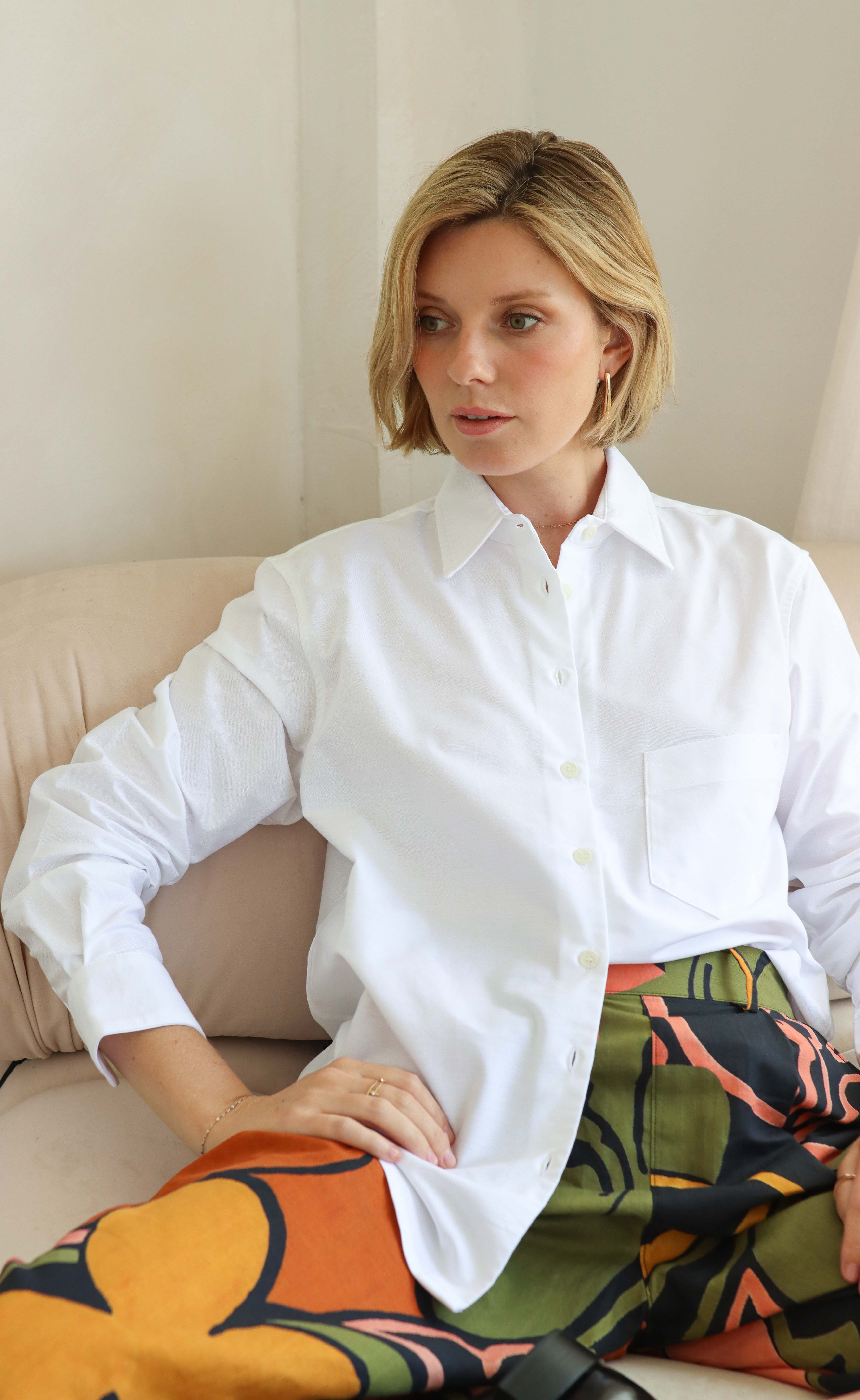 The Tailor - Women's White Proper Fit Shirt – Power Of My People