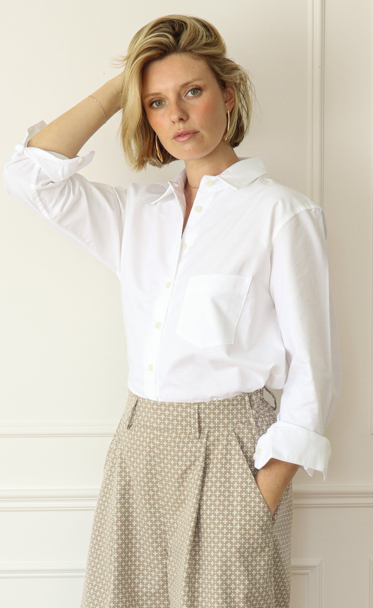 The Tailor - Women's White Proper Fit Shirt – Power Of My People
