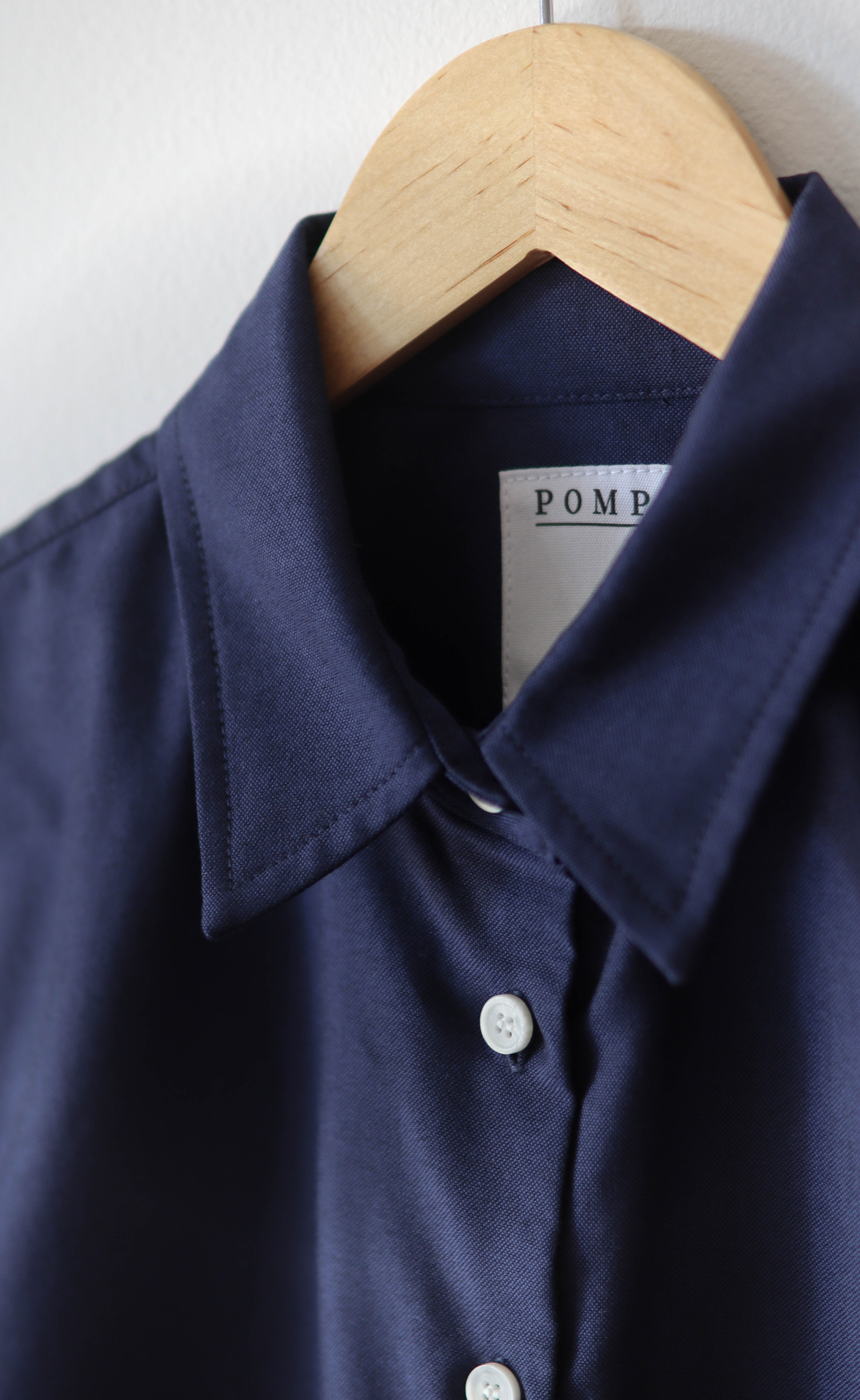 The Narrator - Women's Navy Oxford Cotton Shirt – Power Of My People